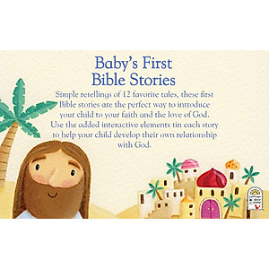 Baby's First Bible Stories Padded Board Book - Gift for Easter, Christmas, Communions, Newborns, Birthdays, Beginner Bible (Little Sunbeams)