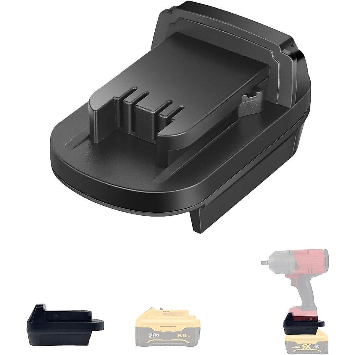 for DeWalt to for Milwaukee 18V Battery Adapter