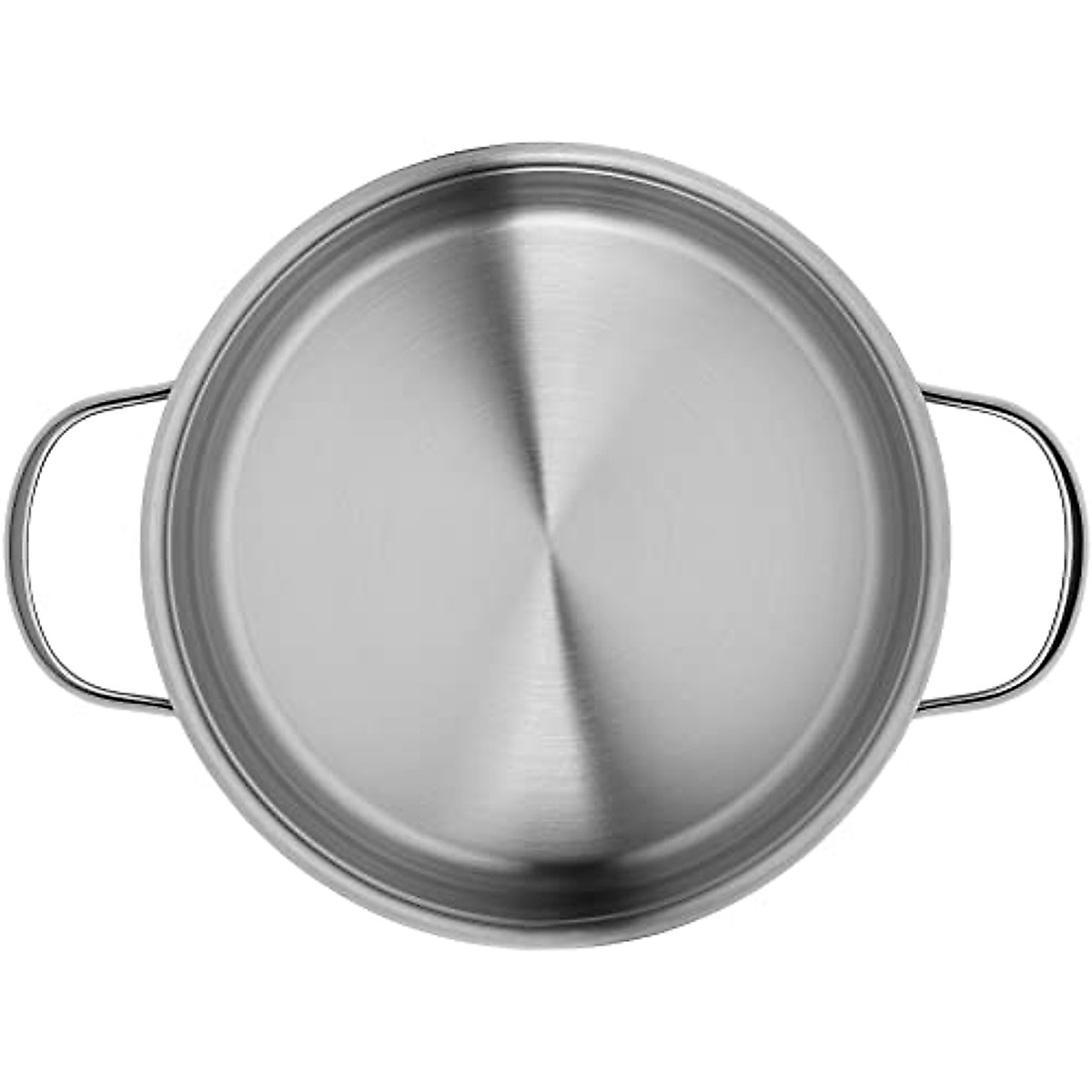 WMF Pot Ø 20 cm Approx. 2.5L Provence Plus Pouring Rim Glass Lid Cromargan Stainless Steel Polished Suitable for Induction Hobs Dishwasher-Safe