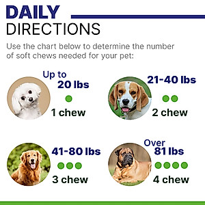 Omega 3 for Dogs - for Dry Itchy Skin - Fish Oil Chews - Skin & Coat Supplement - Itch Relief, Allergy, Anti Shedding, Hot Spots Treatment - w/EPA & DHA - Vitamins - Made in USA - 120 Treats