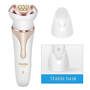 Electrical Shaver for Women,OOCOME Epilator Rechargeable Waterproof Bikini Trimmer Lady Electric Shave & Hair Removal ,4 in 1Cordless Wet & Dry Multi-Function Beauty Kits