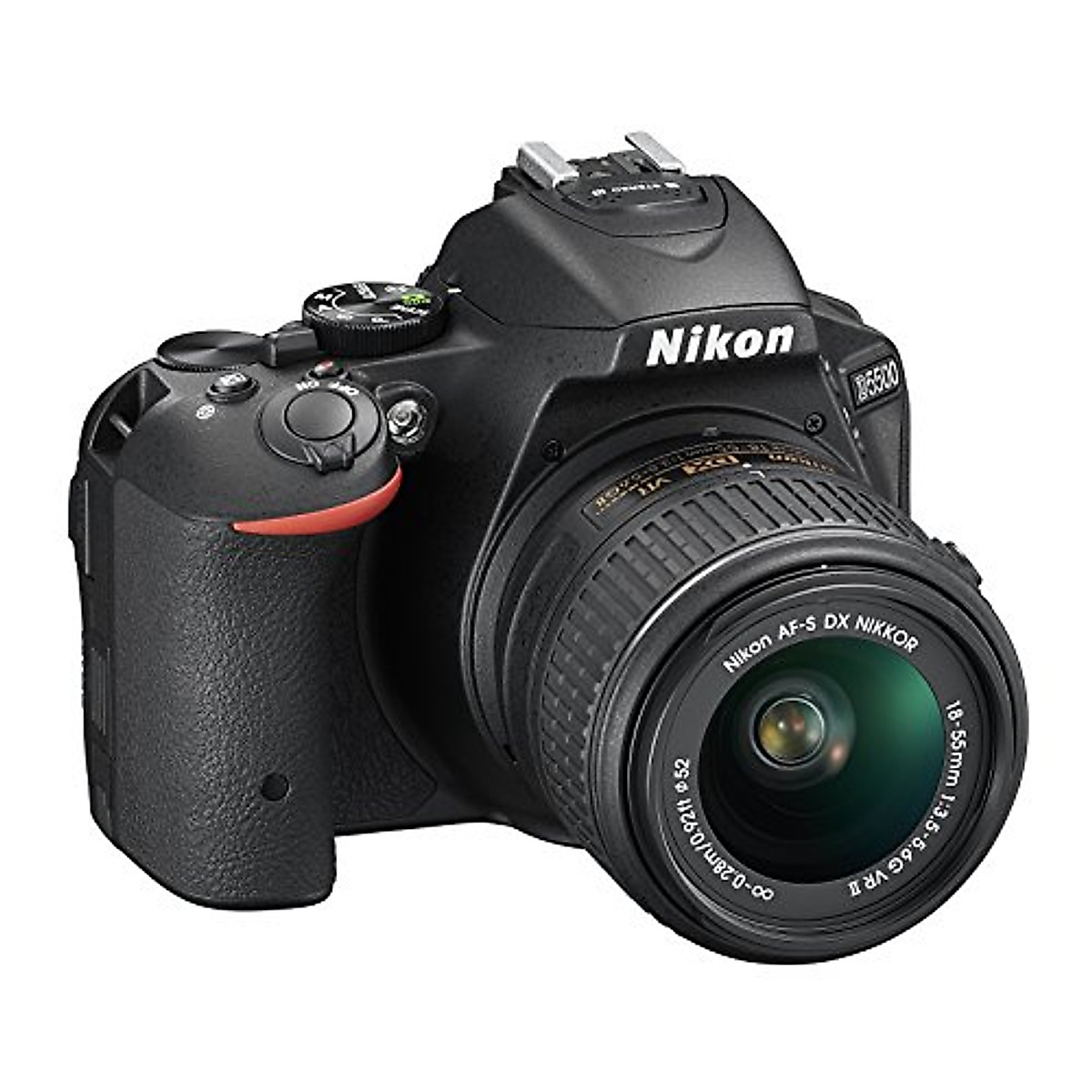 Nikon D5500 DX-Format Digital SLR w/ 18-55mm VR II Kit (Black) (Renewed)