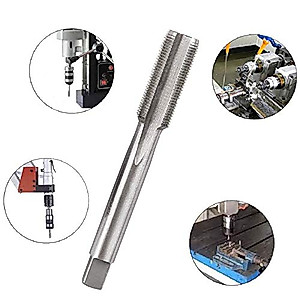 M12 x 1.25mm HSS Metric Tap And Die Set Thread Tap And Round Thread Die Right Hand HSS Taper Silver Tone (2Pcs)
