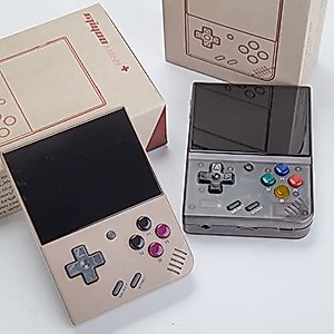 Miyoo Mini Plus Handheld Retro Game Console 128G, Linux Cortex-A7 1.2GHz, 3.5-Inch IPS Screen Portable Arcade Rechargeable Games Emulators for Kids Adults (Grey)