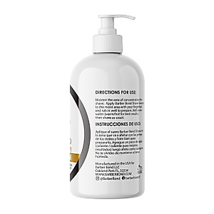 Barber Bond® Premium Unisex Full Body Shave Serum (8oz) Clear Shave Gel