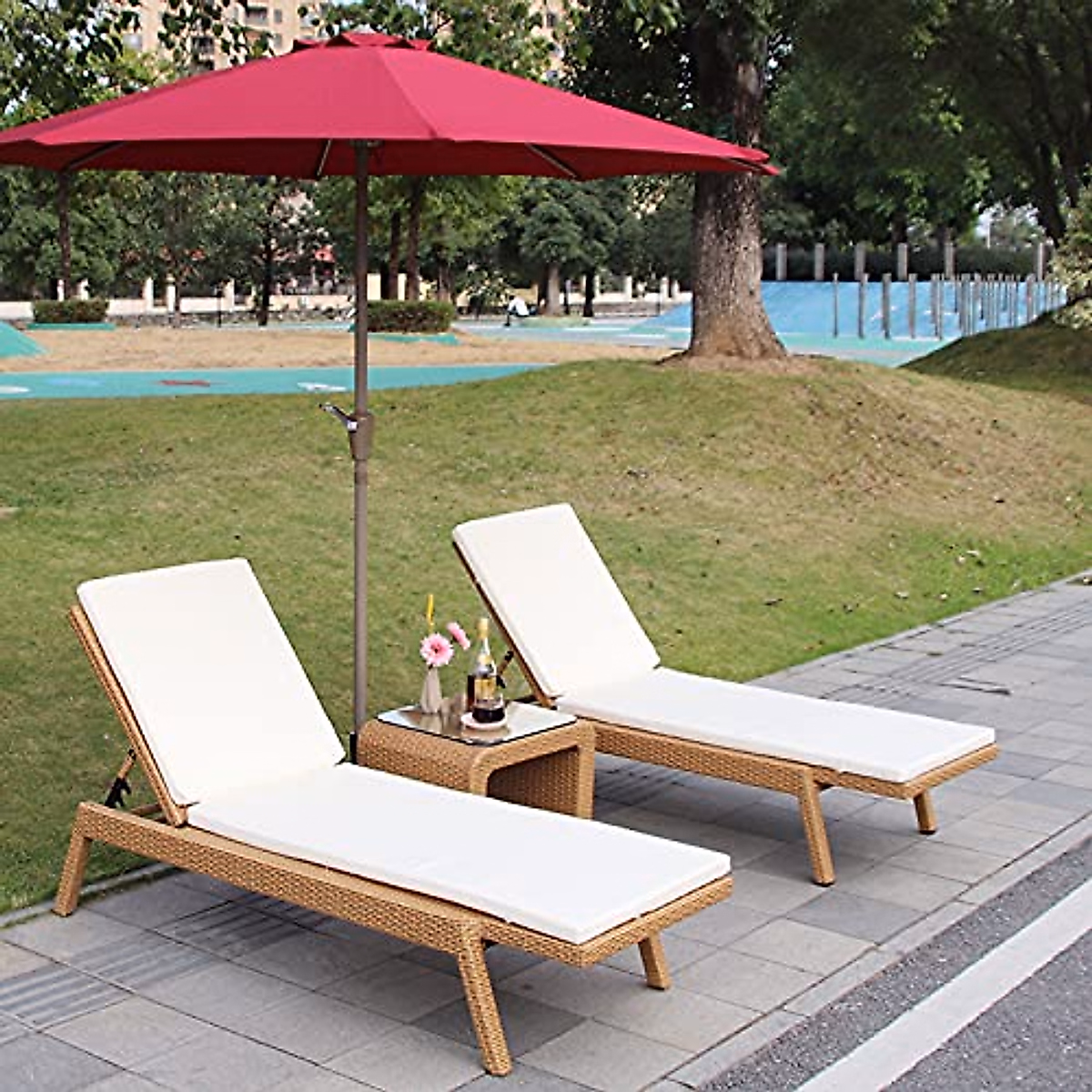 SUQ I OME Multi Position Adjustment Brackets for Chaise Lounge Reclining Brace Heavy Duty Screwed or Riveted Joint Girder Convertible Outdoor Patio Furniture Durable (5 Position, Black)