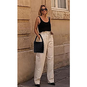 Hobo Bag for Women Knit Bag Satchel Bag Crossbody Bags Pineapple Beach Bag Travel Summer Bag Cute Purses Tote Handbag 2023