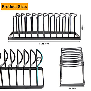 YiSeyruo Hat Organizer for Baseball Caps - Space Saving Hat Stand Hold 20 Caps - Premium Metal Hat Rack for Baseball Caps Display & Organizer Neat and Orderly - Hat Organizer for Closet