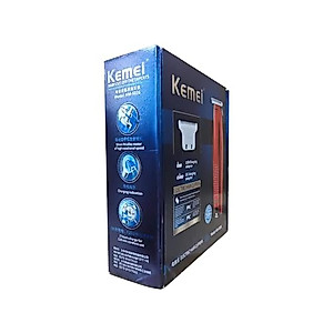 KEMEI Men's Precision Modelling DIY Hair Cutter Baldheaded Hair Beard Trimmer Professional Barber Cordless Hair Clipper Machine Rechargeable Hair Trimmers