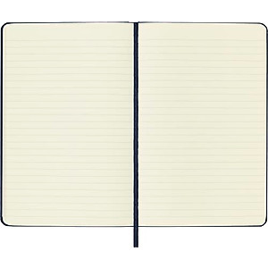 Moleskine Classic Notebook, Hard Cover, Medium (4.5" x 7") Ruled/Lined, Sapphire Blue, 208 Pages