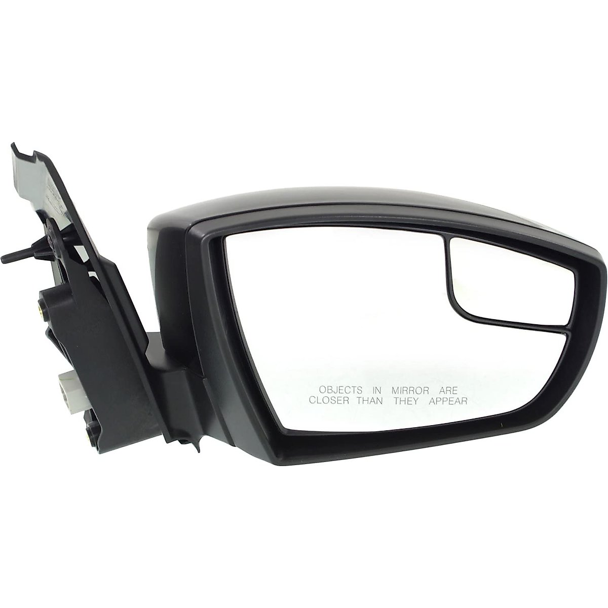 Kool Vue Passenger Side Power Non-Heated Mirror for Ford Escape 2013-2016 Without Signal Light, Blind Spot Light, Memory & Puddle Lamp Paintable