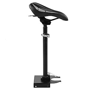 Electric Scooter with Seat Shock-Absorbing Scooter Accessories, Electric Skateboard Saddle for Xiaomi M365 Scooter, Adjustable Scooter Seat M365 Scooter Electric for Adults for Most Scooters (Black)
