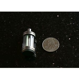 TEC-T323-3W Isotope Reactor Fob - Titanium Tritium Lantern - Accepts 3mm x 23mm Tritium Vials - Camping Accessories - Gifts for Men - Glow in the Dark Keychain Accessories - Survival Gear - Cool Stuff