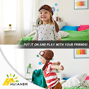 HUIANER Soft Warm Winter Hat for Baby Kid Boys Girls, Theme Party, Photography Props(Brown)