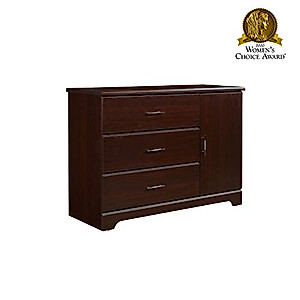 Storkcraft Brookside 3 Drawer Combo Dresser (Espresso) – Baby and Kids Bedroom Organizer, Nursery Chest, Storage Dresser With Drawers, Universal Design