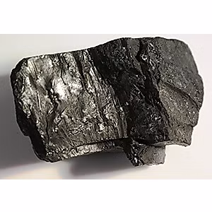 Black Anthracite Coal - 2 Raw Pieces of Rock