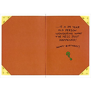 Oatmeal Studios Inside Every 40 Year Old Funny 40th Birthday Card