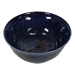 Ebros Gift Made in Japan Blue Tombo Dragonfly Design Ochawan Rice Soup Porcelain Bowls Set of 6 Home Decor Japanese Zen Fusion Asian Living Accent Housewarming Birthday Gifts Bowl Set