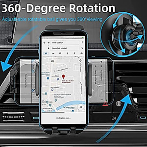Cell Phone Mount for Car,Car Phone Holder Air Vent for Samsung Galaxy S23 S21 S20 S22 Plus Ultra FE A23 5G S10 S10E,A51 A71 A50 A12 A21,Google Pixel 6 Pro 4A 5 XL,Universal Cradle with Adjustable Clip