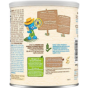 Nestle Cerelac Wheat Cereal with Milk, Made for Toddlers 12 Months, 14.1-Ounce Canister (Pack of 6)