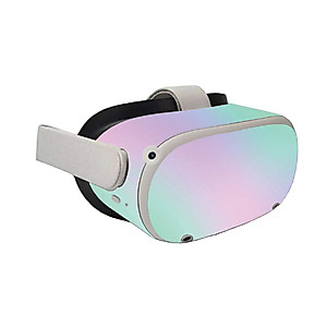 MightySkins Skin Compatible with Oculus Quest 2 - Cotton Candy | Protective, Durable, and Unique Vinyl Decal wrap Cover | Easy to Apply, Remove, and Change Styles | Made in The USA, OCQU2-Cotton Candy