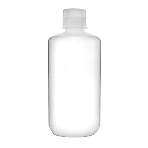 EISCO Reagent Bottle, 1000ml - Narrow Mouth with Screw Cap - Polypropylene - Translucent