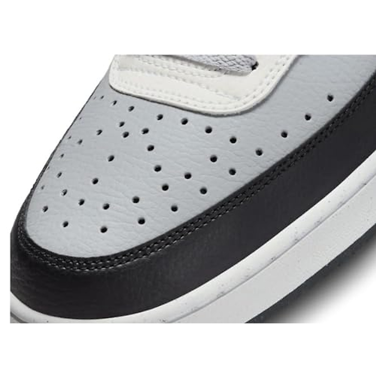 Nike Mens Court Vision Mid Leather Sneakers Athletic Shoes Gray 9 Medium (D)