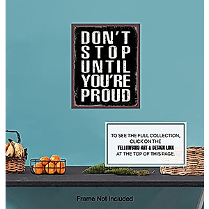 Motivational Wall Art Posters - Inspirational Gifts for Men - Entrepreneur Wall Art - Inspiring Positive Quotes Sayings - Encouragement Gifts - Encouraging Wall Decor - Home Office, Gym Wall Decor