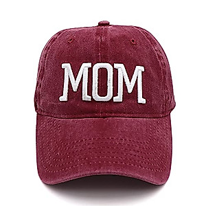 Mom Hats for Women Funny Birthday Gifts Embroidered Baseball Caps for Women Mothers Mommy Mom