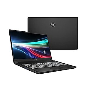 EXCaliberPC 2021 MSI Creator 17 B11UE-471 (i7-11800H, 16GB RAM, 512GB NVMe SSD, RTX 3060 6GB, 17.3" 4K UHD, Windows 10) Content Creation Laptop