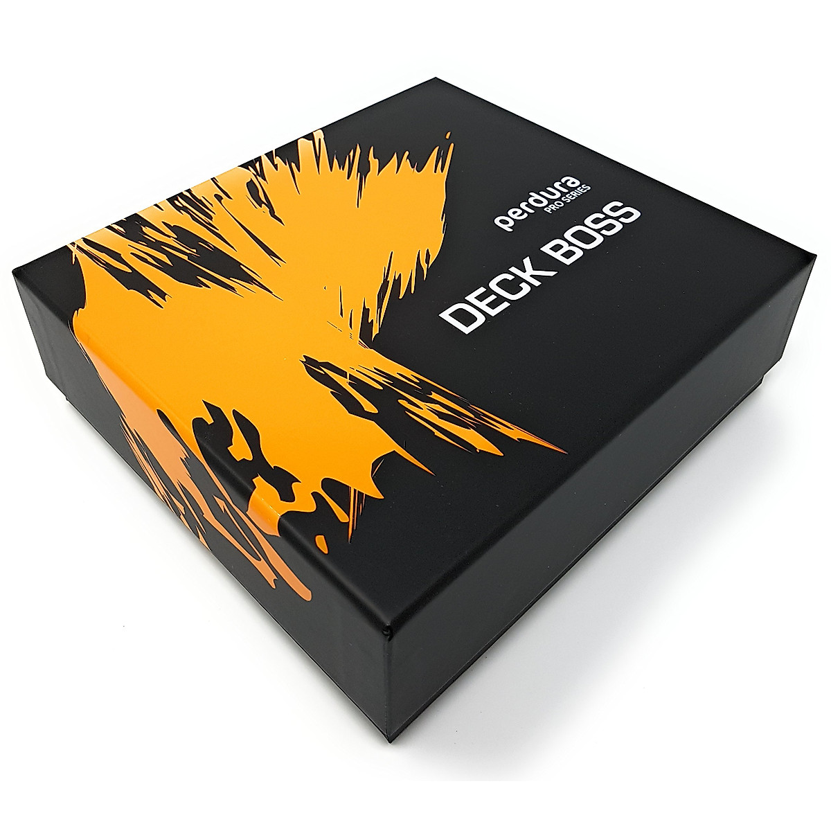 Deck Stain Brush Applicator - Deck BOSS by Perdura - 7 inch Paint Brush - Stain Seal and Paint for Floor and Fence - Brush Tool for Water and Oil Based Coatings on Wood and Concrete Rough or Smooth