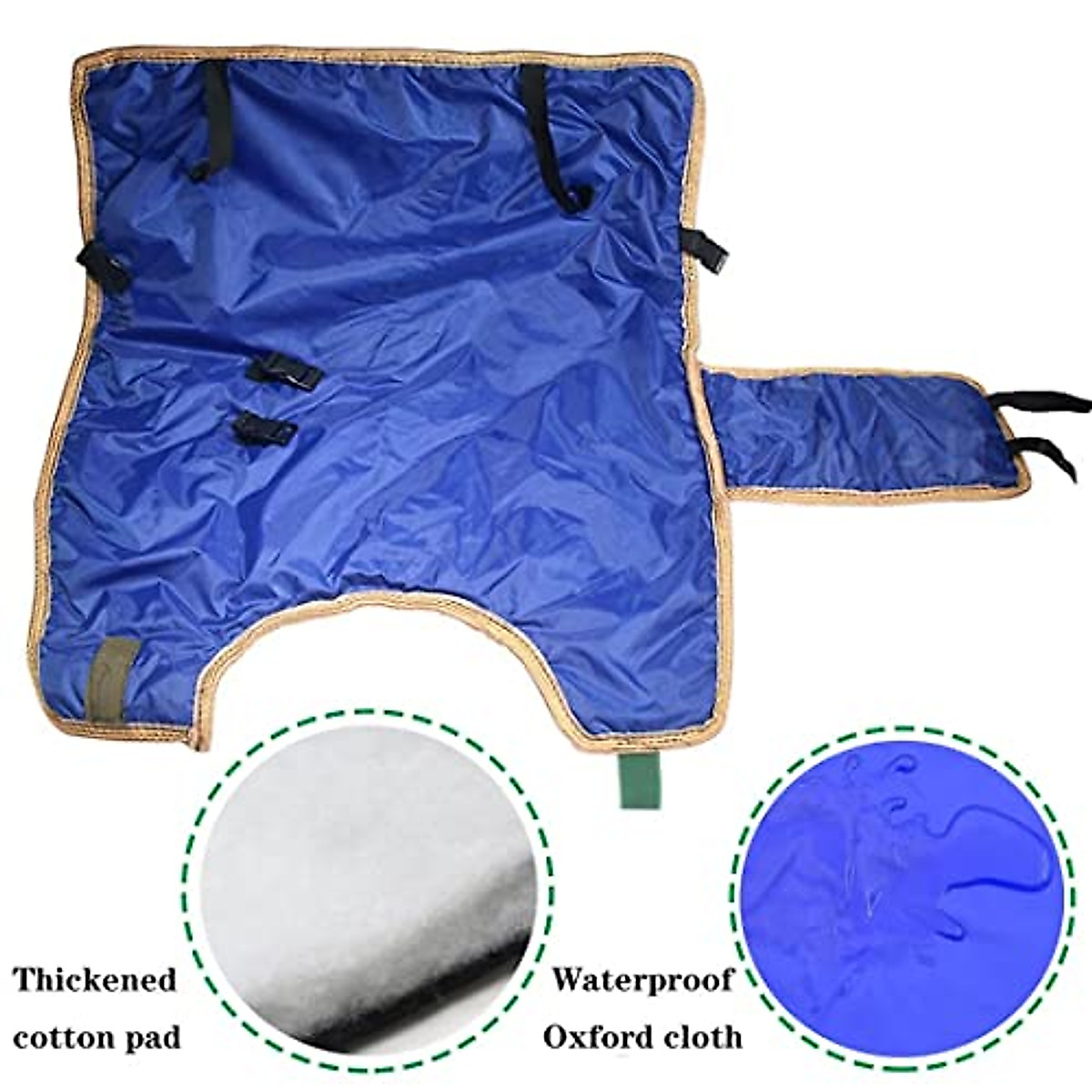 perixir Calf Blanket,Warm Clothes for Cow Calves Calf Saver Coat Warmming Jacket Vest Keep Cow Goat Warm Thickend Windproof Belly Protection 1 Pcs