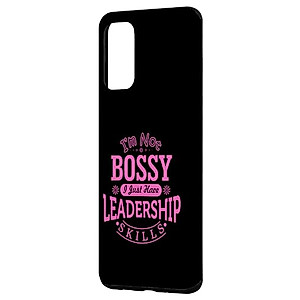 Galaxy S20+ I'm Not Bossy I Just Have Leadership Skills Funny Office Case