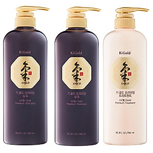 Daeng Gi Meo Ri Ki Gold Premium Special Gift Set 2 Shampoos 1 Treatment Boxed 3-Pack