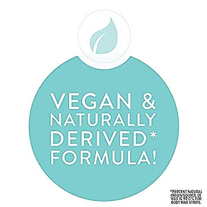 Nad's Facial Wax Strips - Natural All Skin Types - Waxing Kit With 30 Face Wax Strips & Post Wax Oil, 1 Count