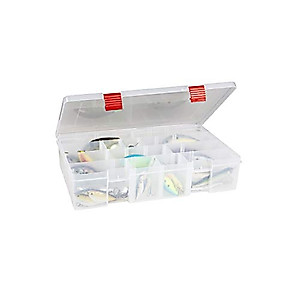 Plano RUSTRICTOR 3700 DEEP Stowaway, Premium Tackle Storage with Rust Prevention, Clear