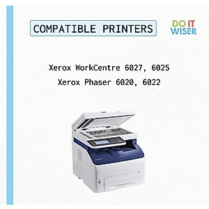 Do it Wiser Remanufactured Toner Cartridge Replacement for Xerox WorkCentre 6027 6025 Phaser 6022 6020 - 106R02757 (Magenta 1,000 Pages)