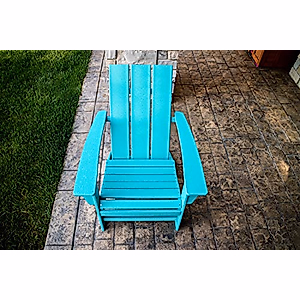 Modern Adirondack Chair (Slate Grey)