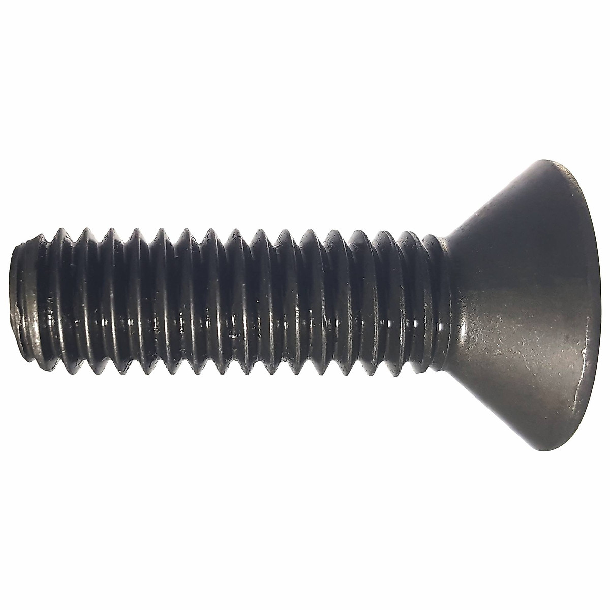 4-40 x 5/16" Flat Head Socket Cap Screws, Allen Socket Drive, Alloy Steel, Full Thread, Black Oxide, Machine Thread, Quantity 100