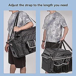 F40C4TMP Insulated Protective Cover Transit Bag for 24 Quart Portable Refrigerator Fridge