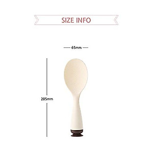 Nineware Standing Mountable Rice Paddle | Non-stick embossed, Good Grip | Dishwasher Safe | Made in Korea (Pink)