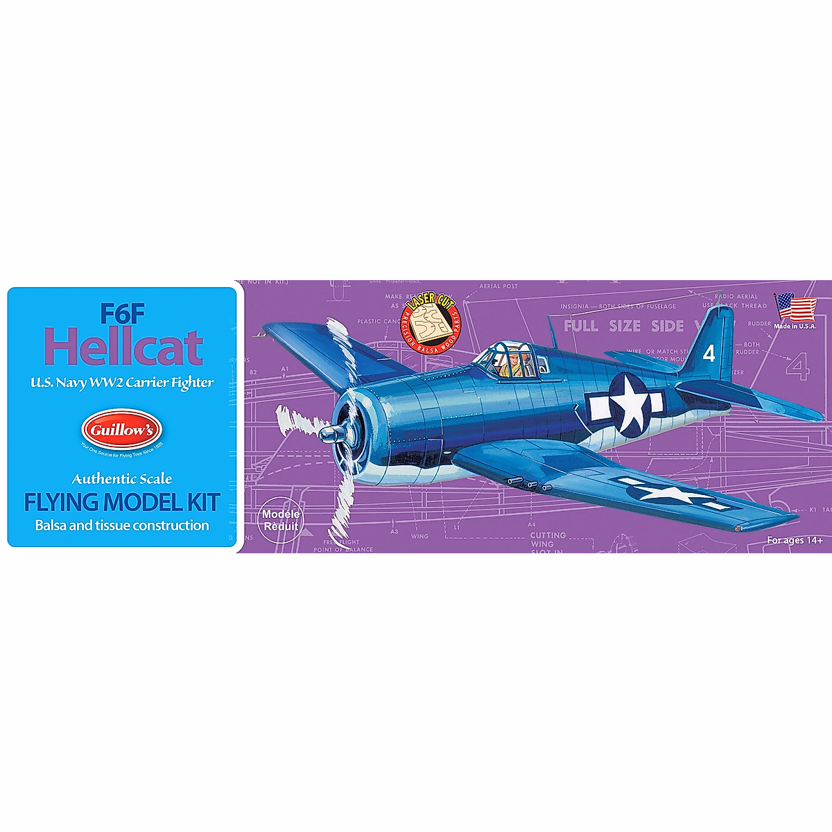 Guillow's F6F Hellcat Model Kit