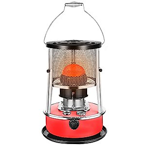 Kerosene Heater, 2 in 1 Kerosene Heater for Indoor Use, 9000 BTU, Portable Kerosene Heater, Kerosene Space Heaters for Heating, Fishing, Hunting, Hiking, Camp Tent Heater (4.6L)