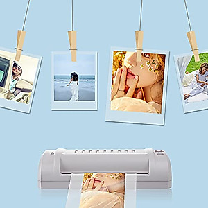 TINNIVI Thermal Laminating Pouches, 3Mil, 8.6"x12" Inches for Letter Size Products, Clear Laminating Sheets for Laminator Machine, 50 Pack