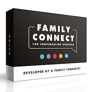 100 Conversation Cards for Kids - Engaging Questions & Conversation Starters - Family Card Games to Strengthen Parent-Child Relationship - Meaningful Topics for Dinner Table, Game Nights or Road Trips