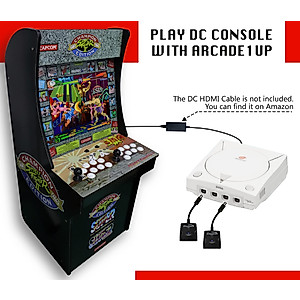 DC Fighting Stick for Arcade1Up Cabinet, Play SEGA Dreamcast Console on The Cabinet, Joysticks Specially Designed for Arcade1Up