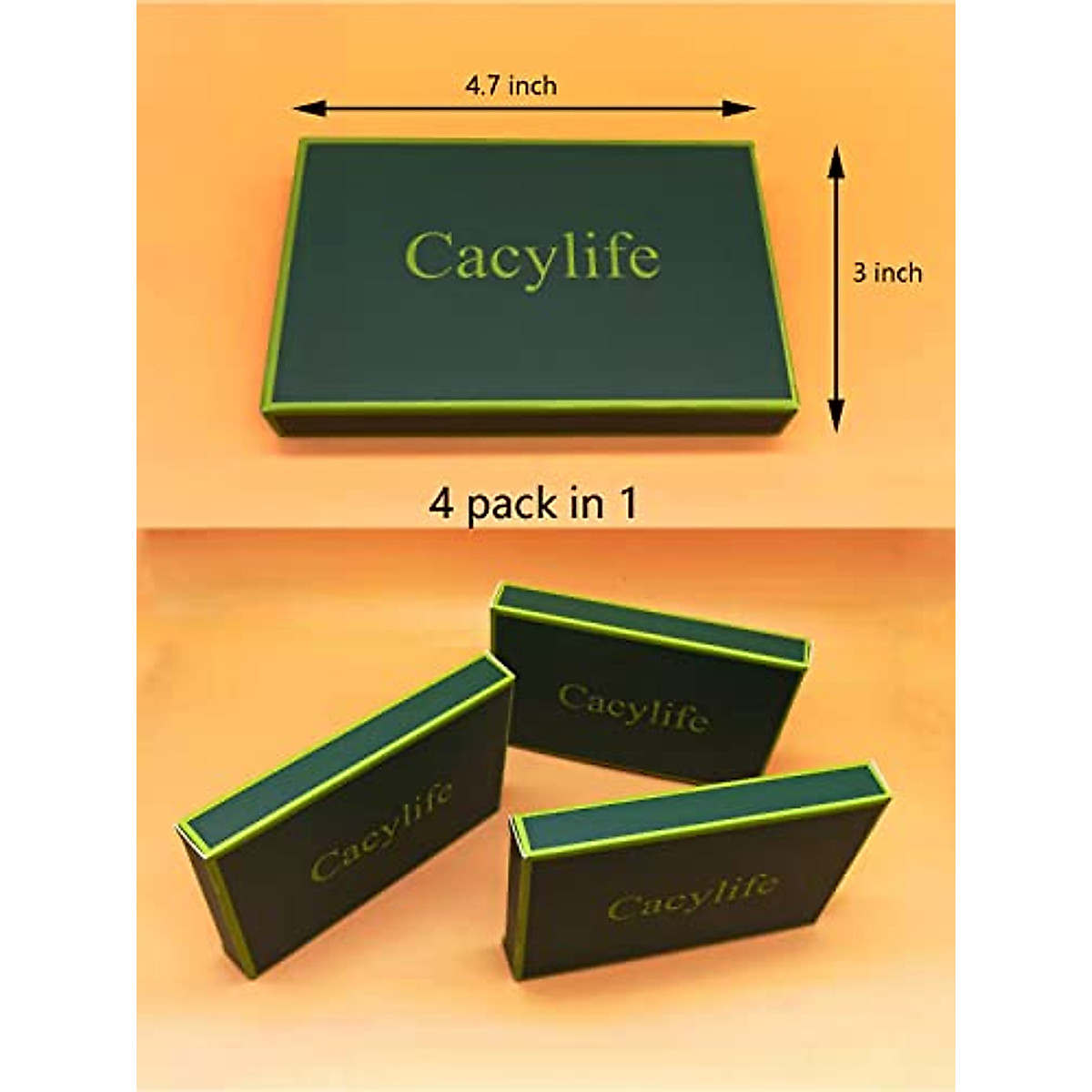 Cacylife Colorful Clover Cell Phone Ring Holder Set,4 Pack Cute Finger Rings,Compatible with iPhone,Samsung Galaxy,iPad,Tablet and Other Android Phones or Case(Pink,White,Green,Blue)