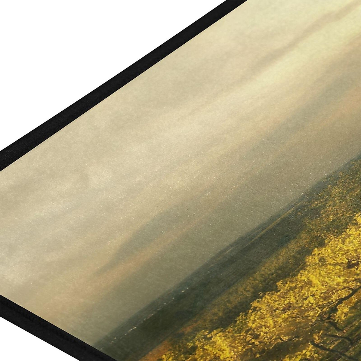 Kitchen Rugs Mats Non Skid 39 X 20inch Throw Rugs for Kitchen Floor Sink Standing Carpets Entryway Rugs (Red Wine and Bottle)