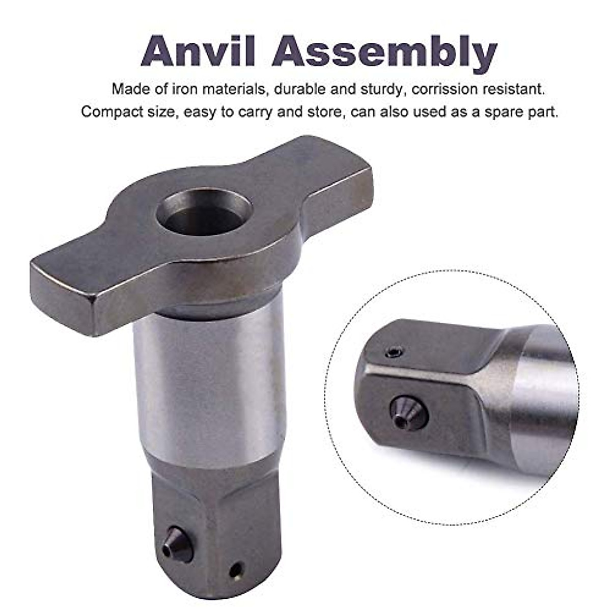 N415874 Replacement 1/2" Anvil Assembly Fits Dewalt Detent Pin Anvil for DCF899 DCF899B DCF899M1 DCF899P1 DCF899P2 Impact Wrench (This is not suitable for dcf899 type4)