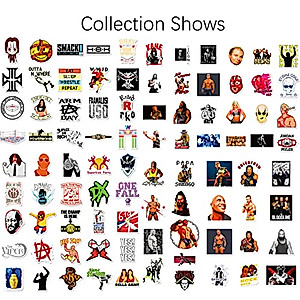 Moriso Wrestling Stickers (100pcs) Gifts Merch Sport Sticker for Laptop Water Bottle Phone Accessory Window Helmet Decor Teens Kids